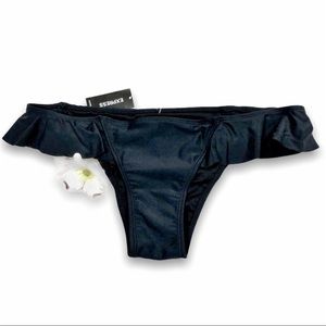 Express | Swim | Nwt Htf Express Ruffle Cheeky Bikini Bottoms Sm | Poshmark